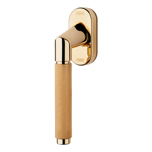 Buy Grip Window Handle With Smart Block Movement - Gold Plated Finish ...