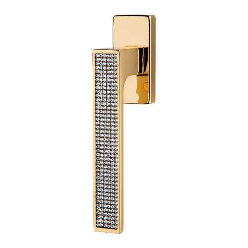 Buy Zen Mesh Crystals Window Handle - Gold Plated Finish Online in ...