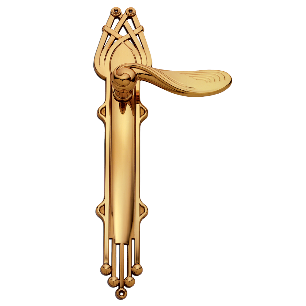 Buy Door Lever Handle Polished Brass Finish Online In India Benzoville Enrico Cassina